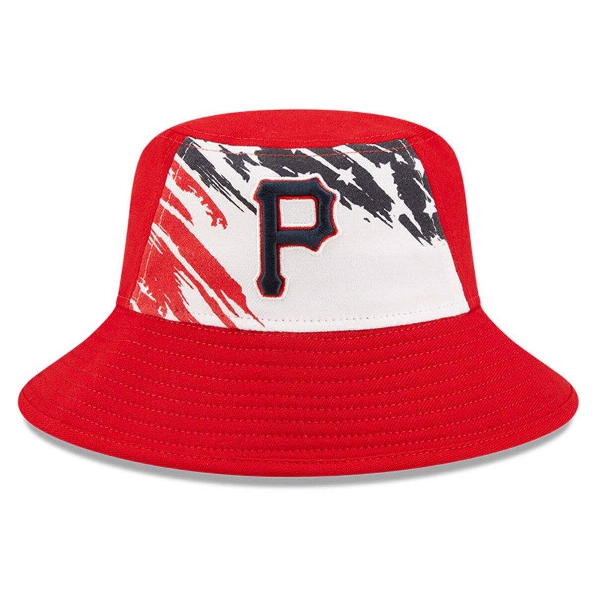 New Era Men's New Era Red Pittsburgh Pirates 2022 4th of July Bucket ...