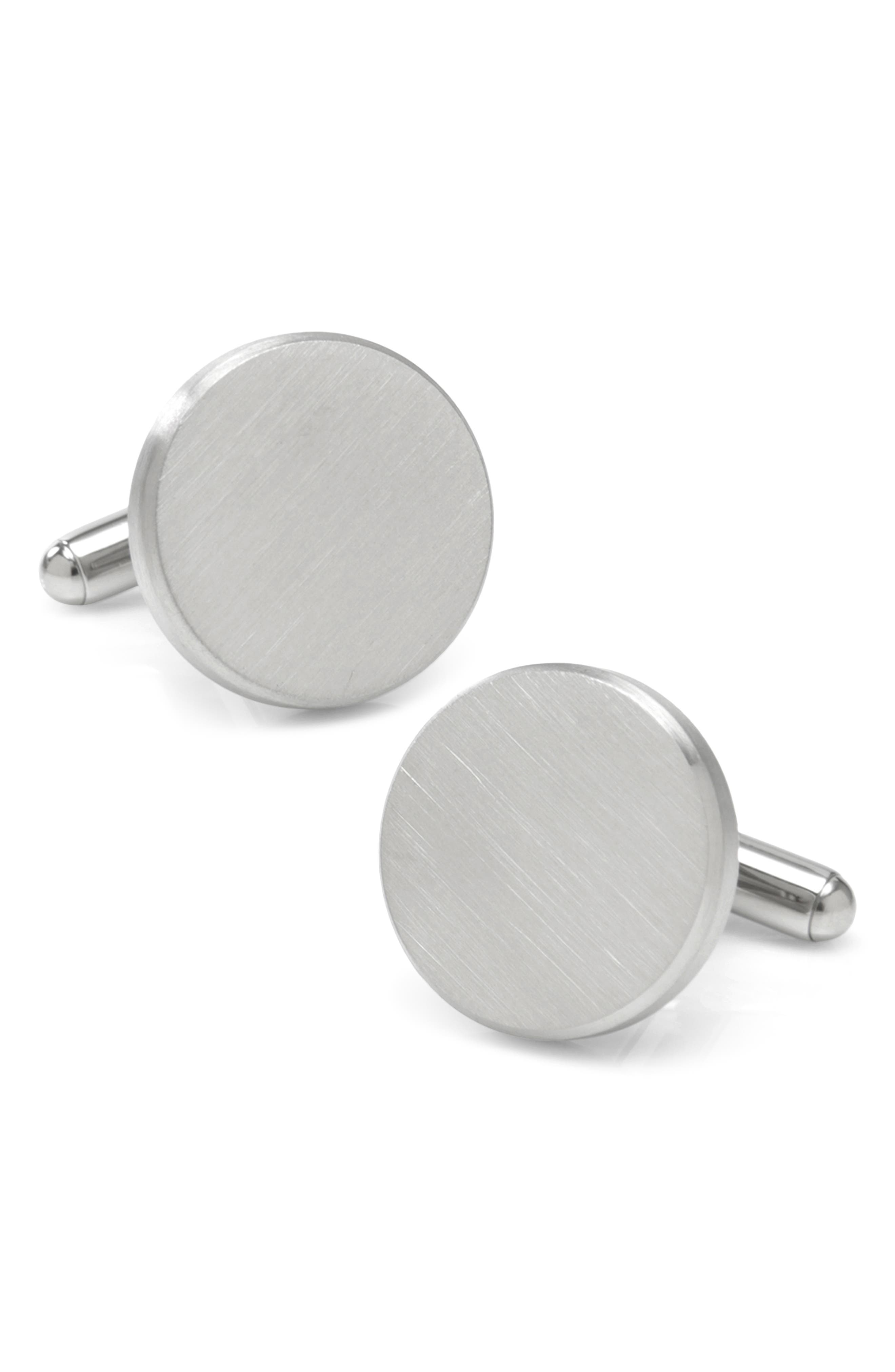 Cufflinks, Inc. Brushed Stainless Steel Cuff Links | Nordstrom