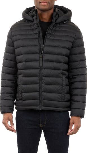 Michael Kors Verizon Water Resistant Hooded Packable Jacket | Nordstromrack