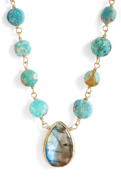 Women's Blue Necklaces