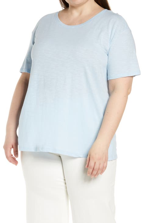 Blue Plus-Size Tops for Women | Nordstrom
