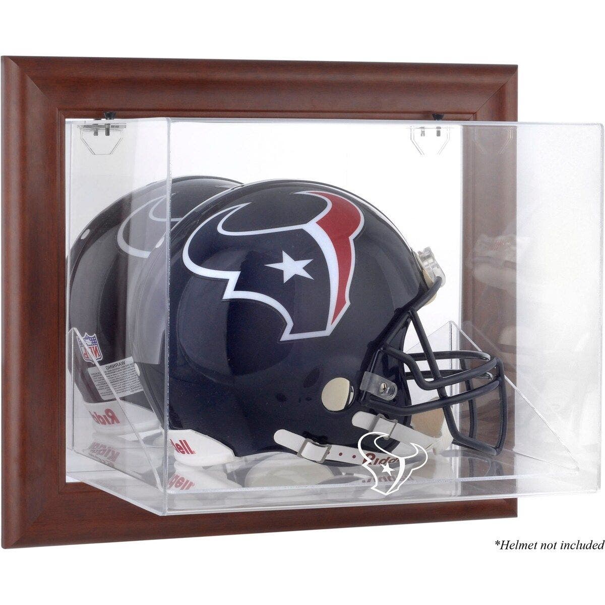 FANATICS AUTHENTIC Houston Texans Brown Framed Wall-Mountable Logo ...