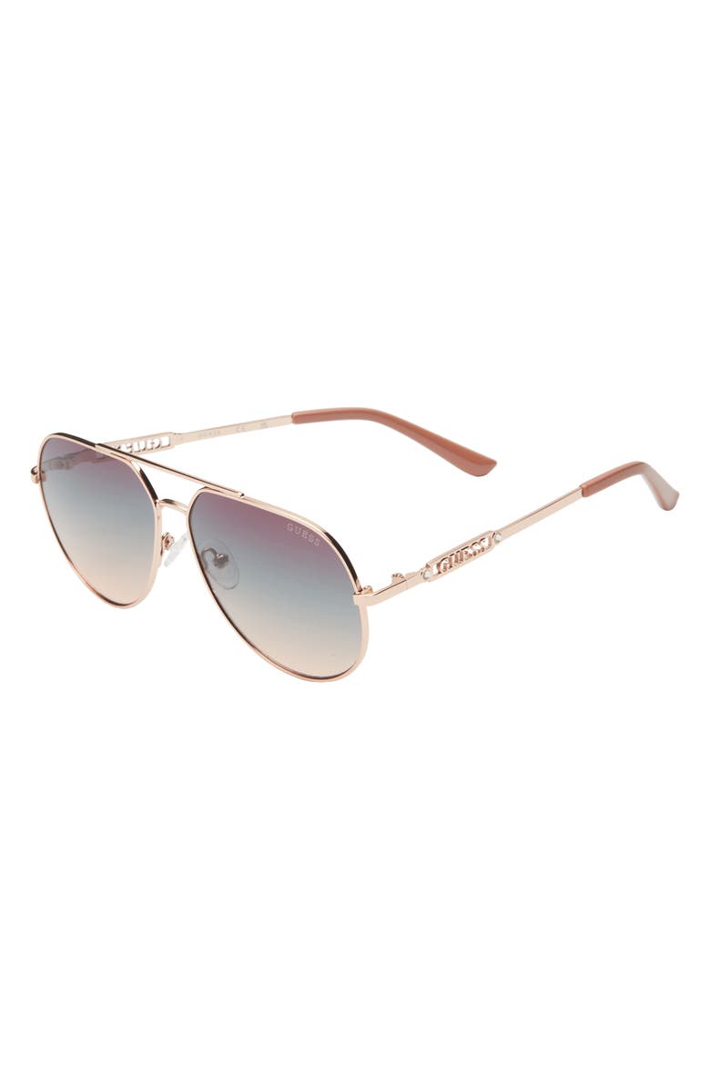 GUESS 56mm Pilot Sunglasses | Nordstromrack