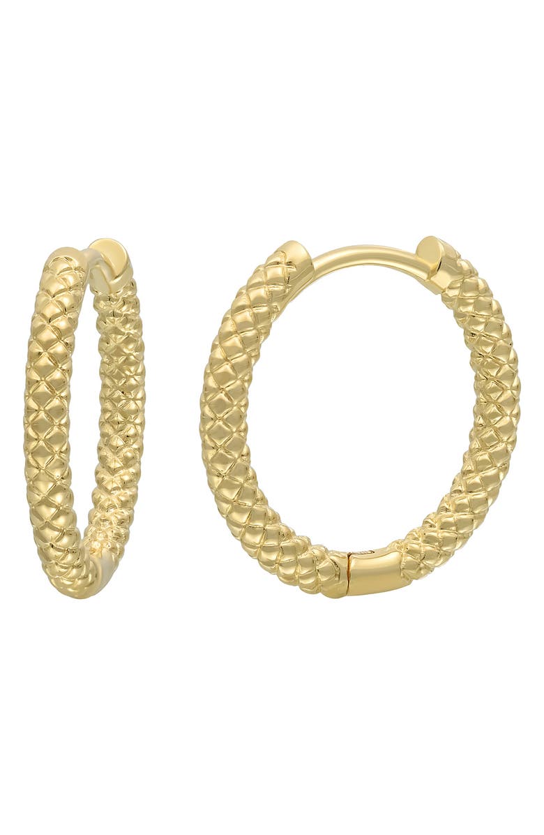 Bony Levy 14K Gold Diamond Cut Hoop Earrings | Nordstromrack