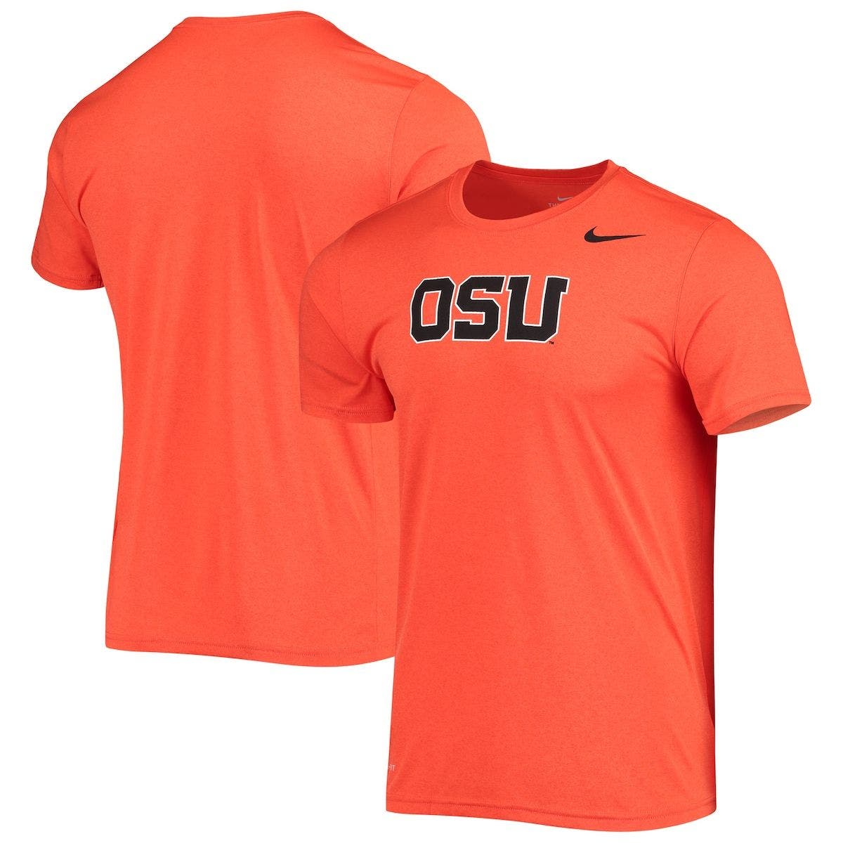 Nike Men's Nike Orange Oregon State Beavers School Logo Legend ...