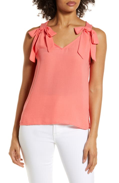 Women's Coral Tops | Nordstrom