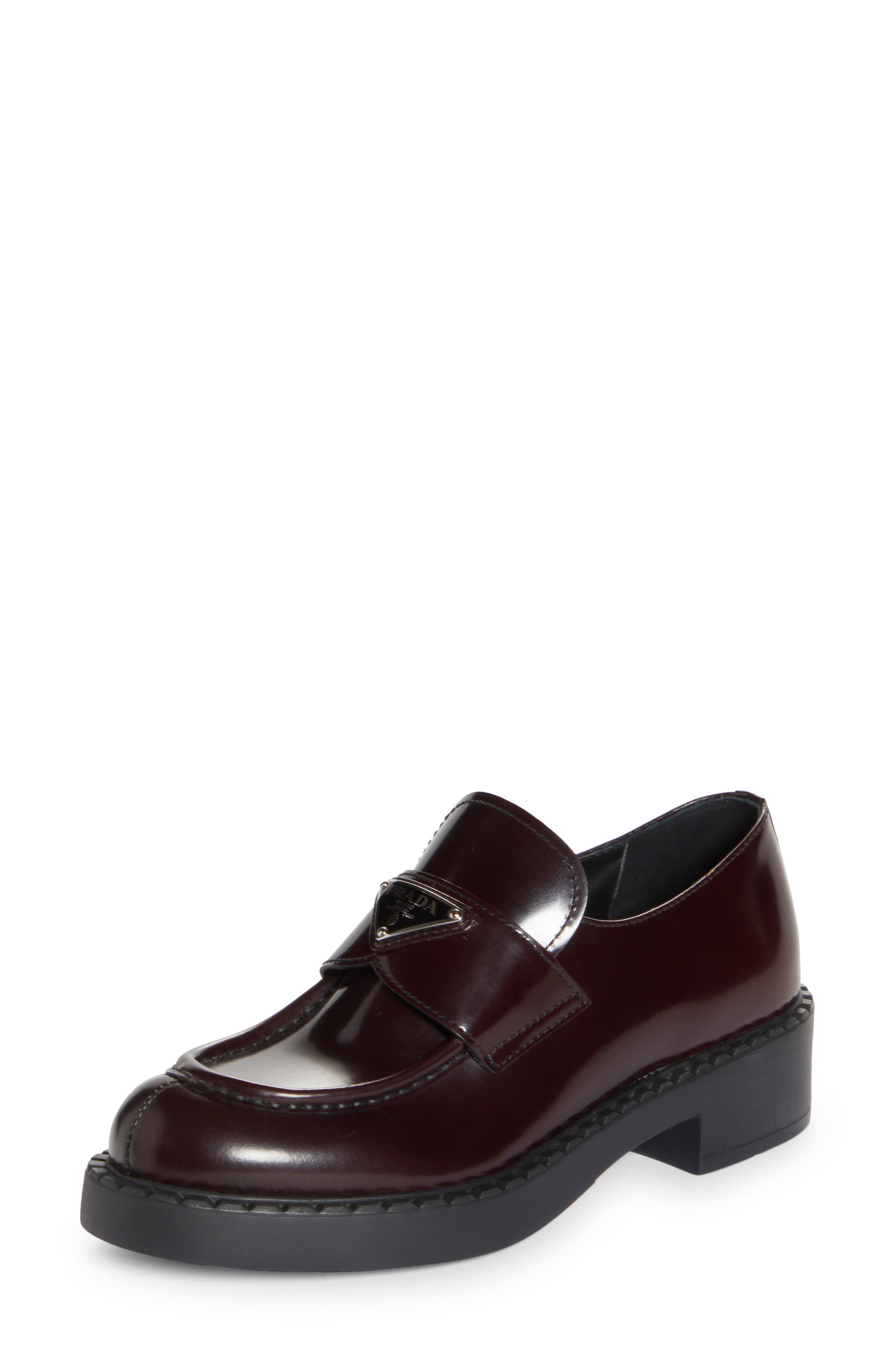 Prada Triangle Logo Loafer (Women) | Nordstrom