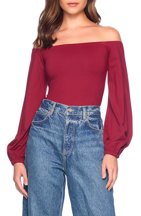 Women's Red Off the Shoulder Tops | Nordstrom