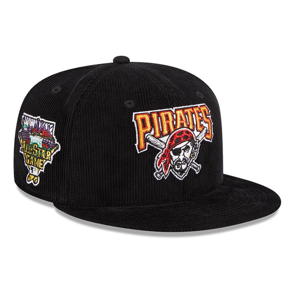 New Era Men's New Era Black Pittsburgh Pirates Throwback Corduroy ...