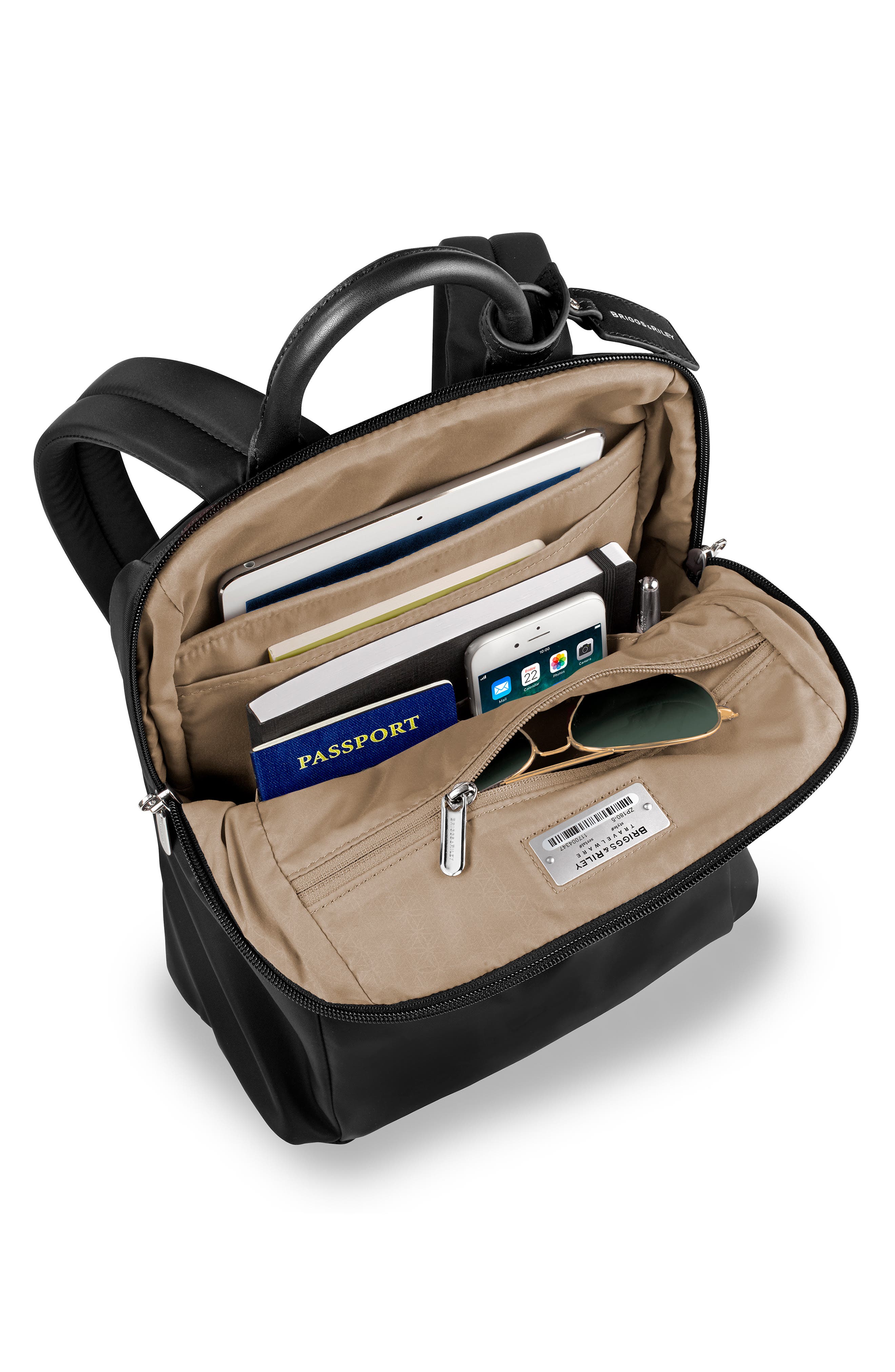 Briggs & Riley Slim Backpack in Black | Smart Closet