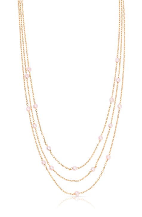 Pink Pearl Necklaces | Nordstrom
