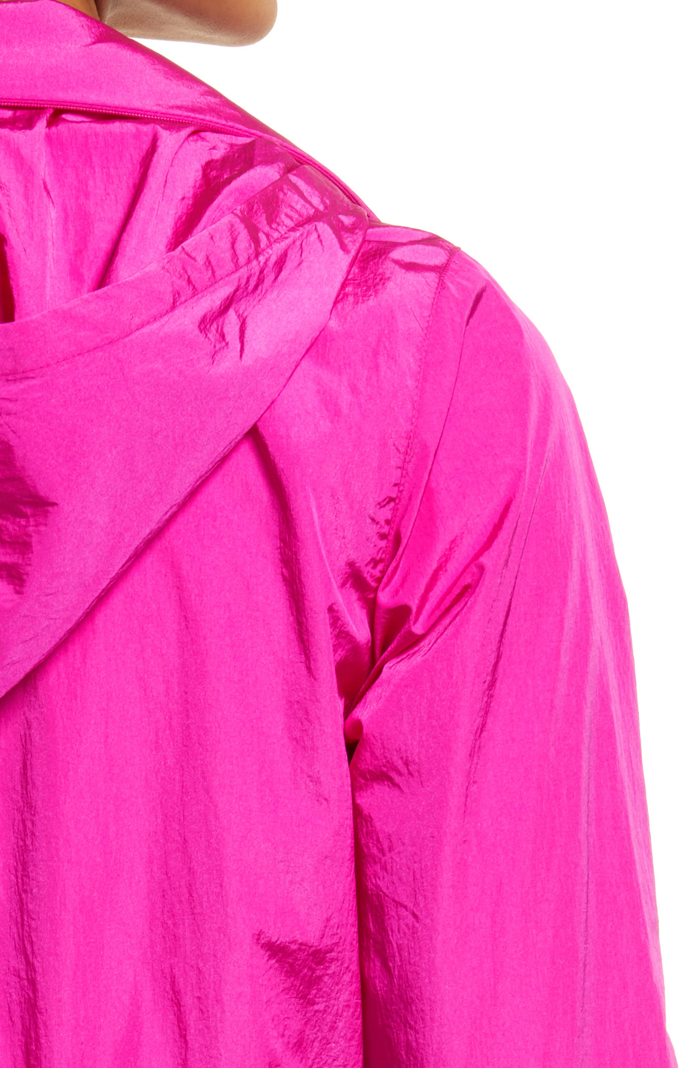 Via Spiga Packable Water Resistant Rain Jacket | Nordstrom