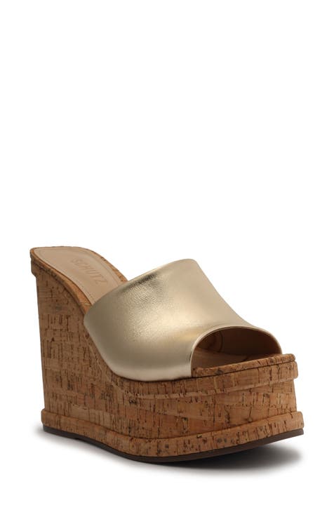 Women's Metallic Wedge Sandals | Nordstrom