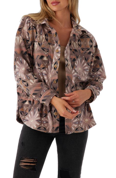 Women's Fleece Button Up Tops | Nordstrom