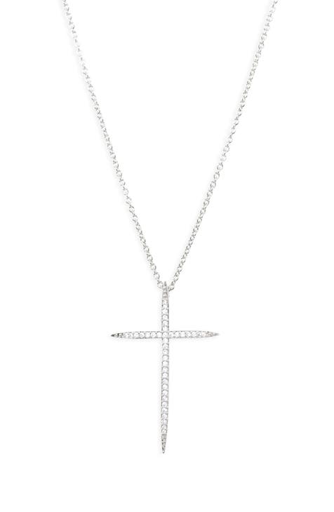 Cubic Zirconia Cross Necklaces | Nordstrom