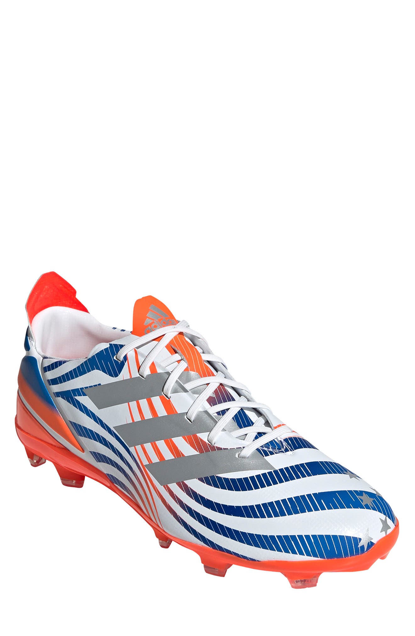 Adidas Originals Kids' Gamemode Firm Ground Cleats In White/ Silver ...