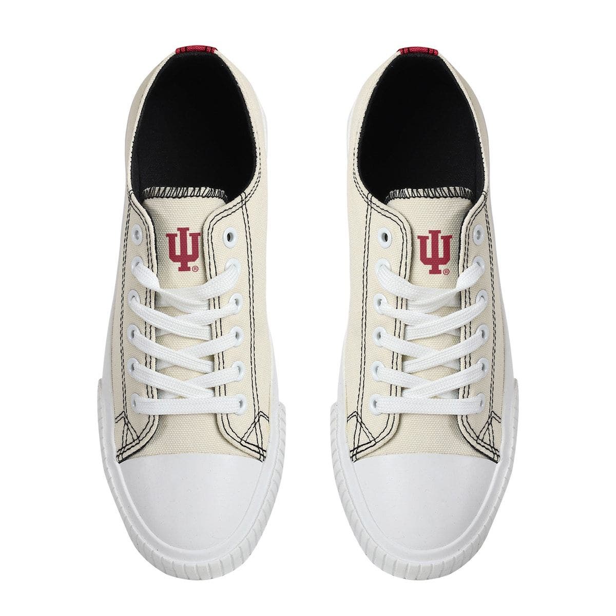 FOCO Women's FOCO Cream Indiana Hoosiers Low Top Canvas Shoes | Nordstrom