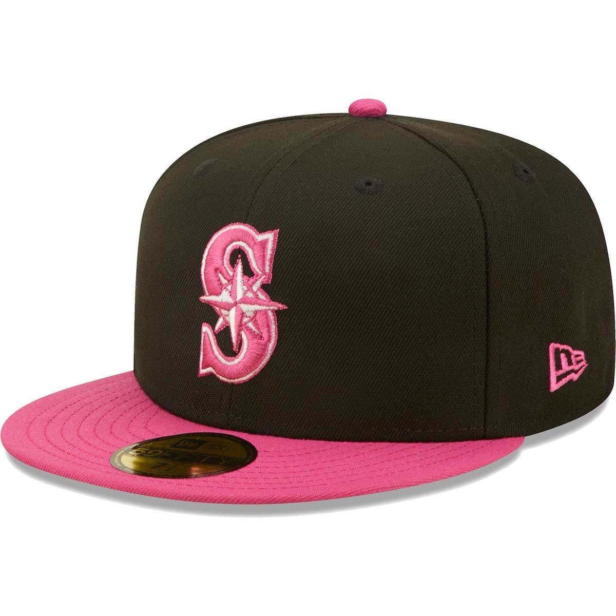 New Era Men's New Era Black/Pink Seattle Mariners 35th Anniversary ...