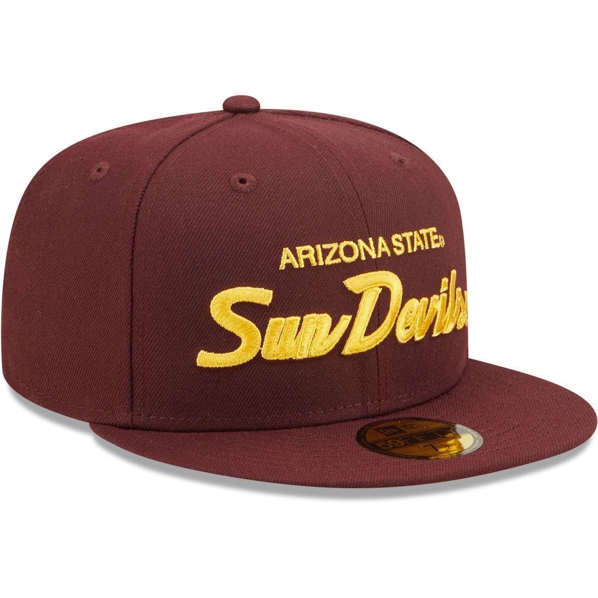 New Era Men's New Era Maroon Arizona State Sun Devils Script Original ...