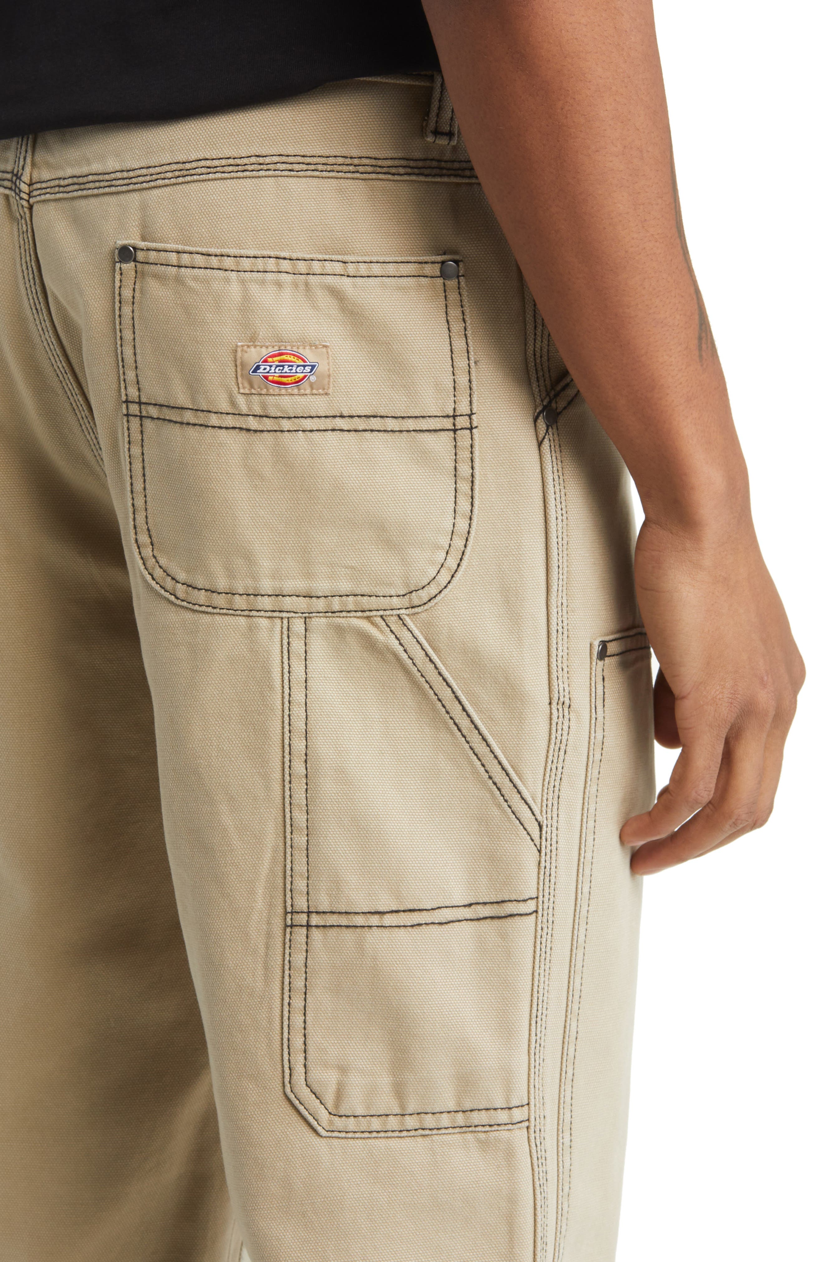 Dickies Contrast Stitch Double Knee Cotton Duck Canvas Pants | Nordstrom