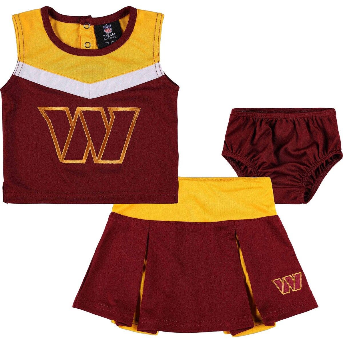 Outerstuff Girls Toddler Burgundy Washington Commanders Two-Piece ...
