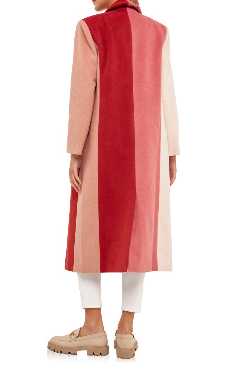 English Factory Colorblock Trench Coat | Nordstrom