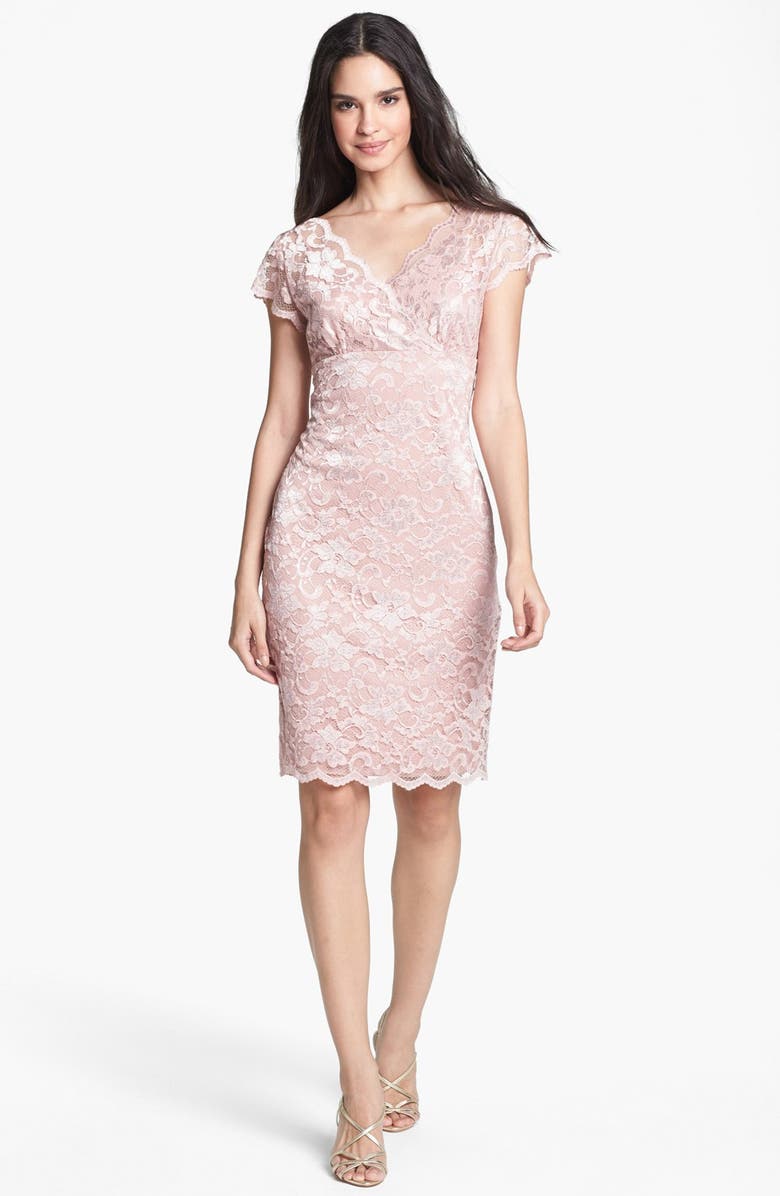 Marina Stretch Lace Sheath Dress Nordstrom
