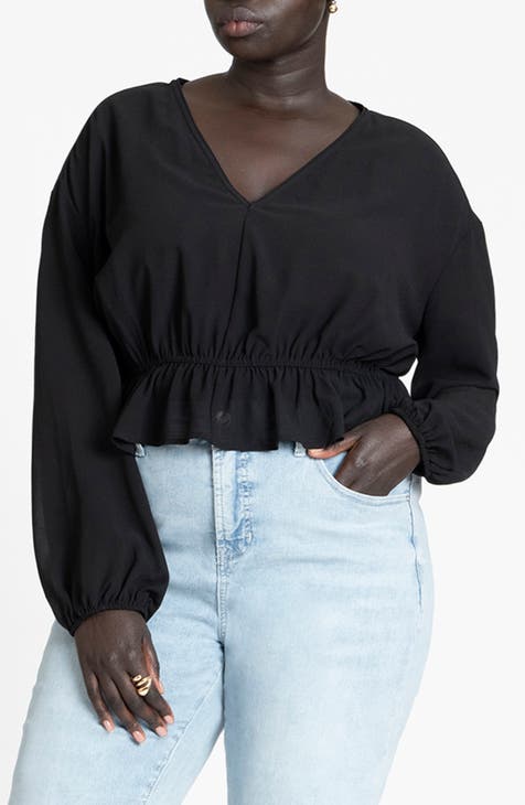 Crop Top Plus-Size Tops for Women | Nordstrom