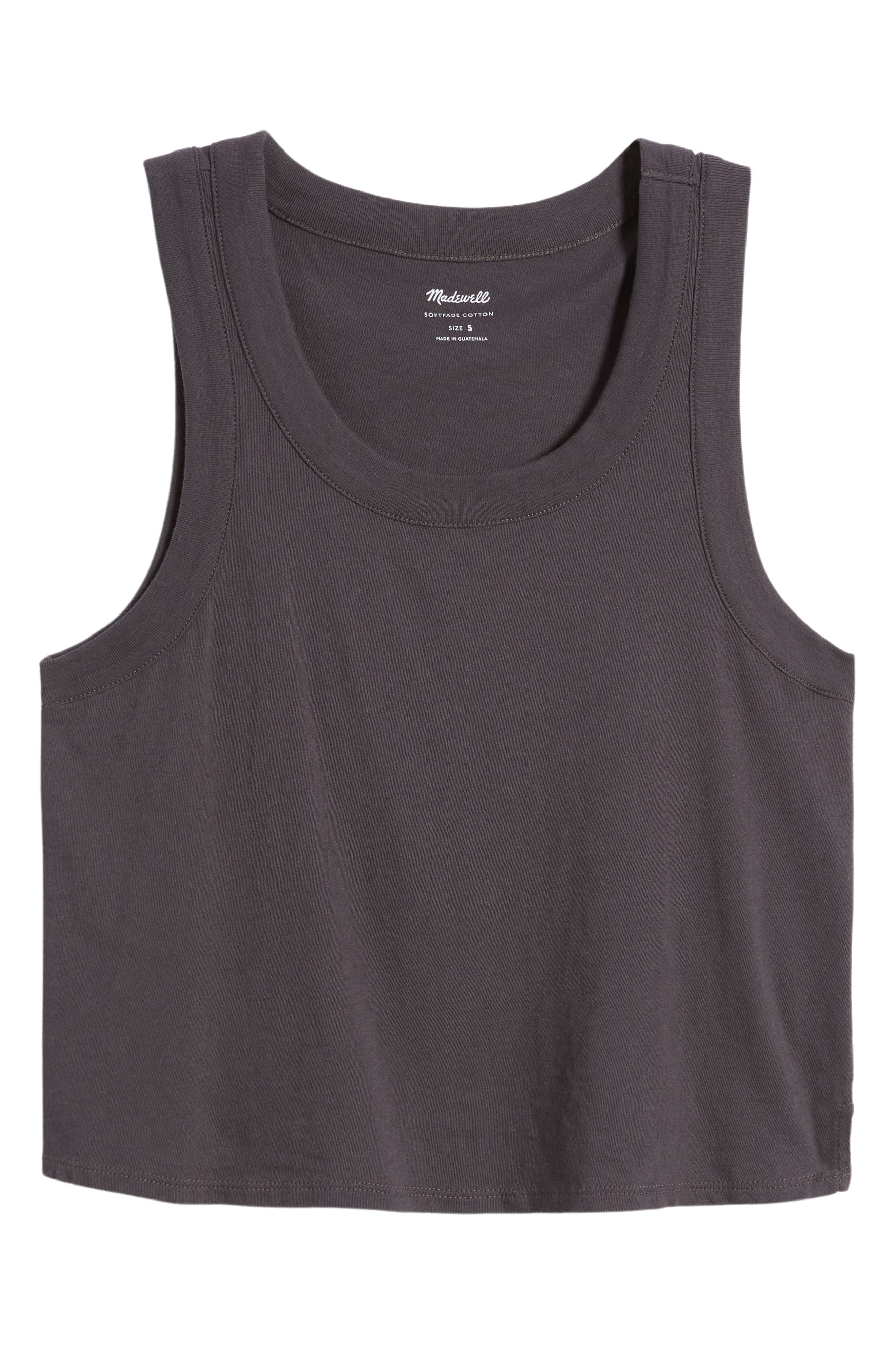 Madewell Softfade Cotton Boxy Crop Tank | Nordstromrack