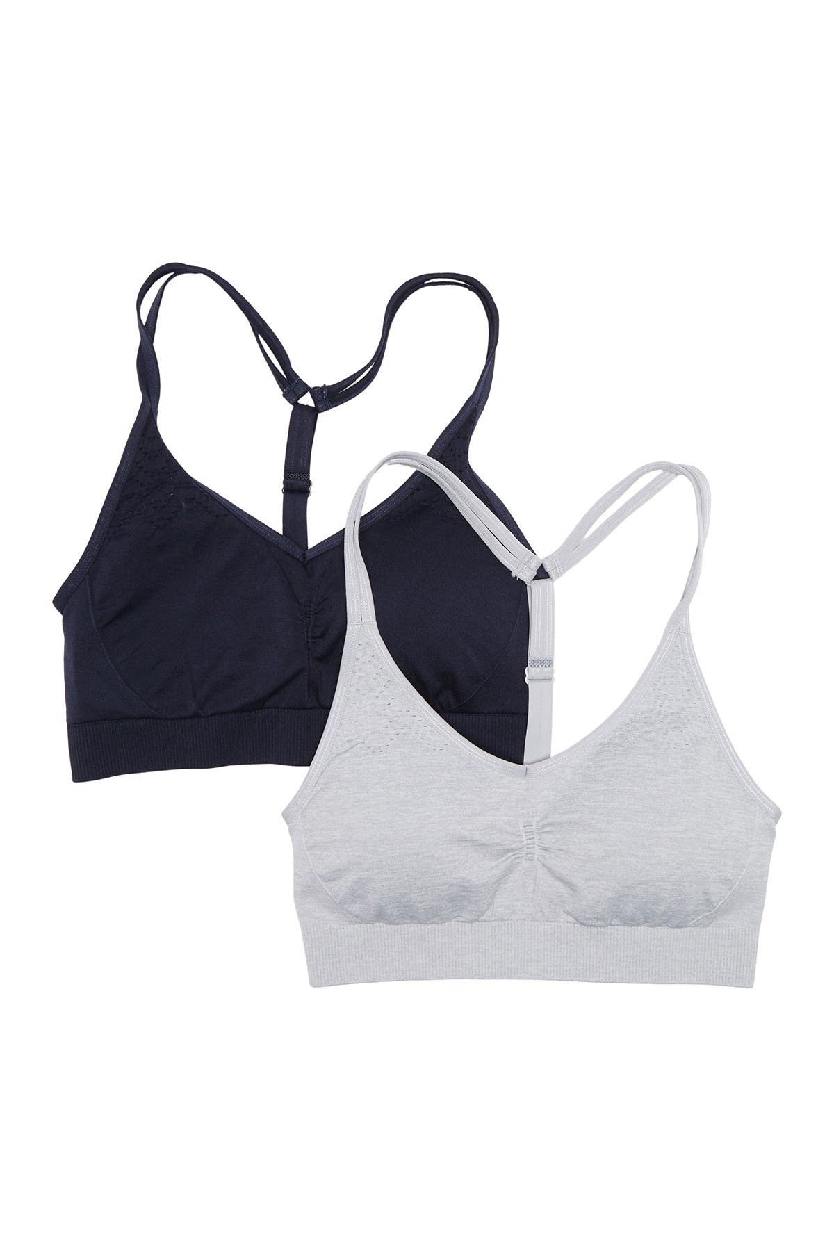 90 Degree By Reflex | Strappy Racerback Sports Bra - Pack of 2 ...
