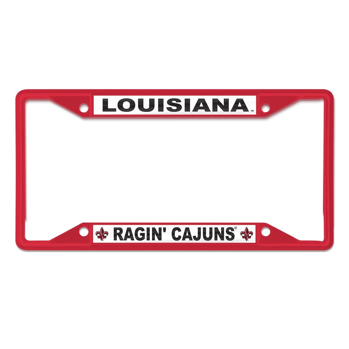 WINCRAFT Louisiana Ragin' Cajuns Chrome Color License Plate Frame ...