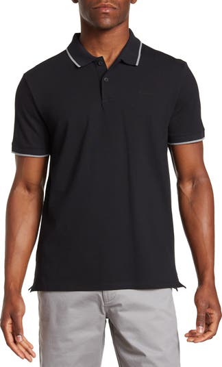 Calvin Klein Stretch Piqué Solid Tipped Polo | Nordstromrack