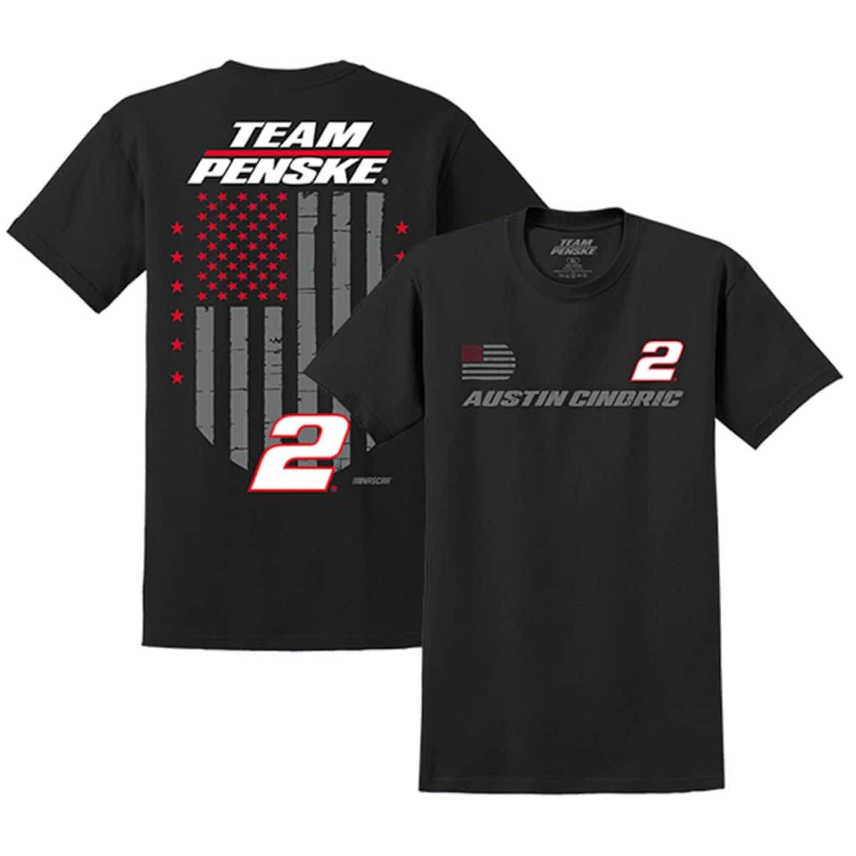 TEAM PENSKE Men's Team Penske Black Austin Cindric 2023 #2 American ...