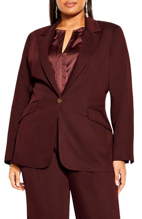 Plus-Size Women's Red Coats, Jackets & Blazers | Nordstrom