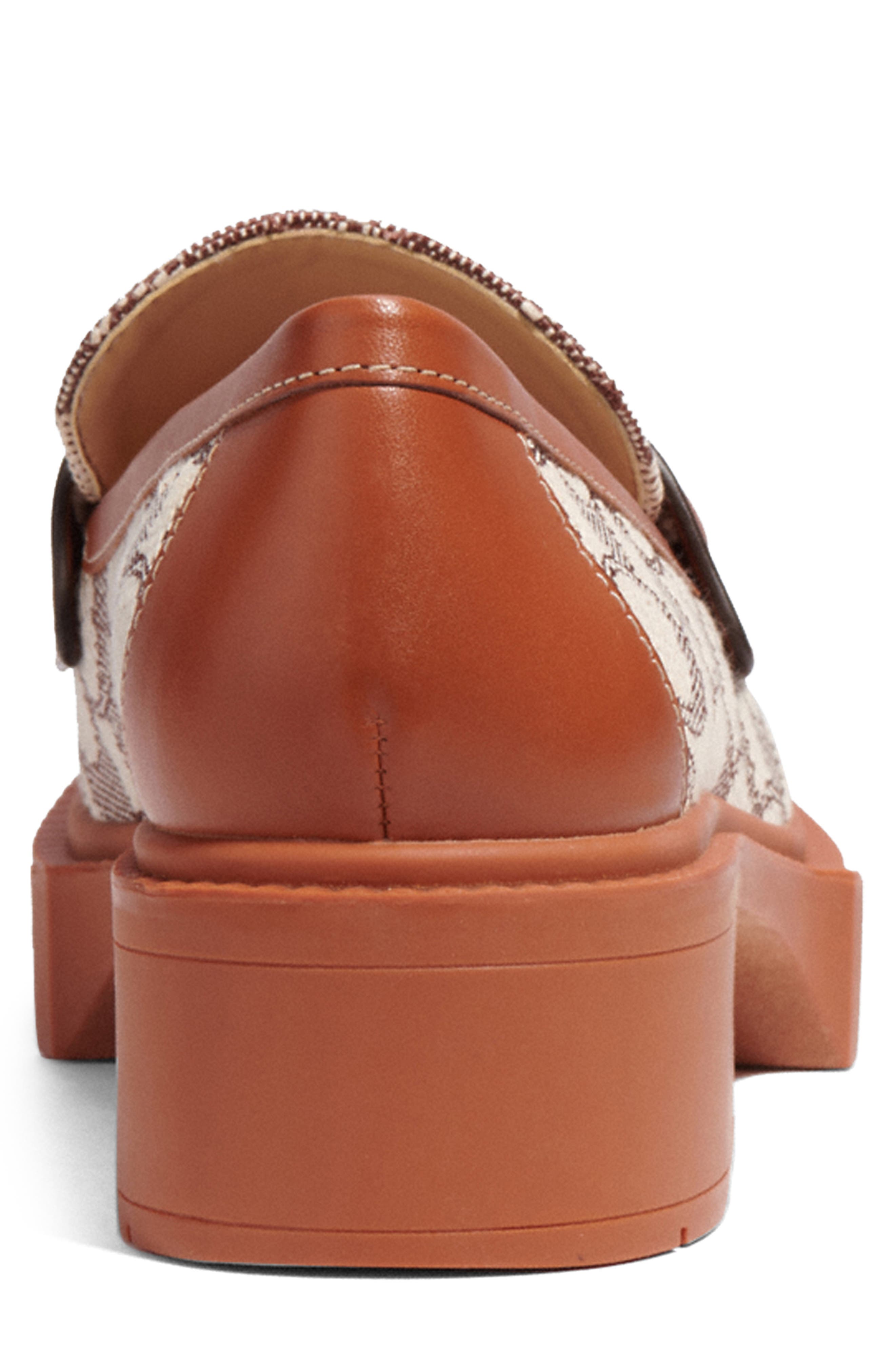 COACH Leah Textured Jacquard Platform Loafer | Nordstrom