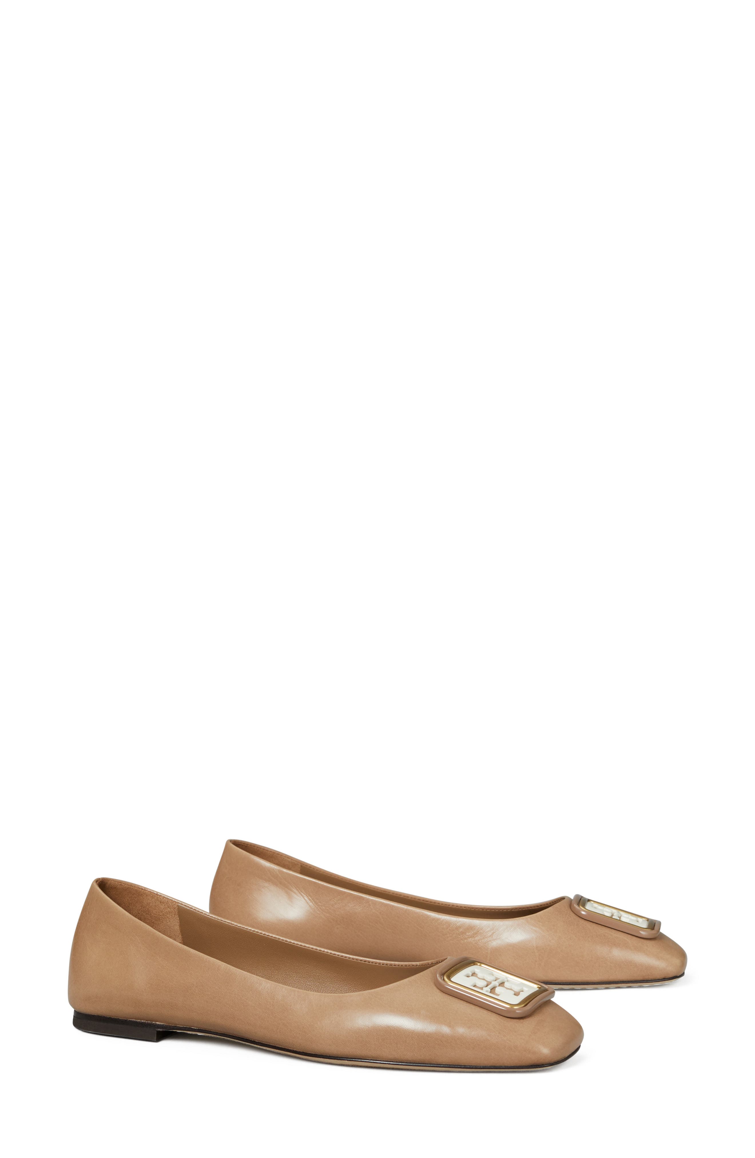 Tory Burch Georgia Square Toe Ballet Flat (Women) | Nordstrom