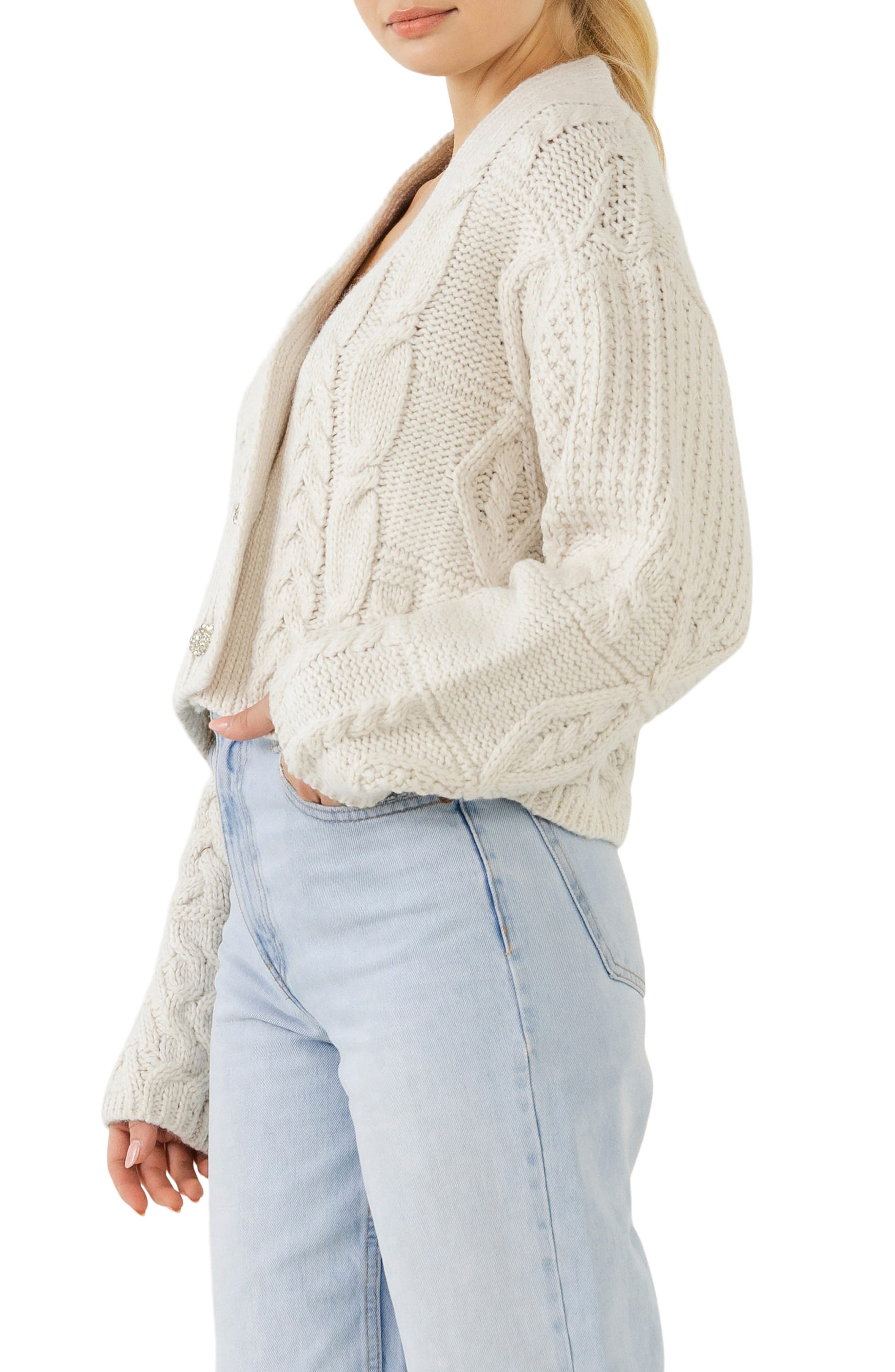 Endless Rose Button-Up Cardigan | Nordstrom