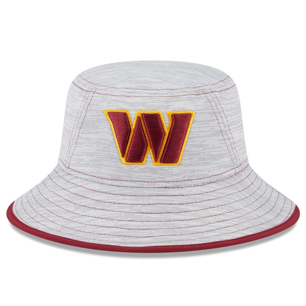 New Era Men's New Era Gray Washington Commanders Game Bucket Hat ...