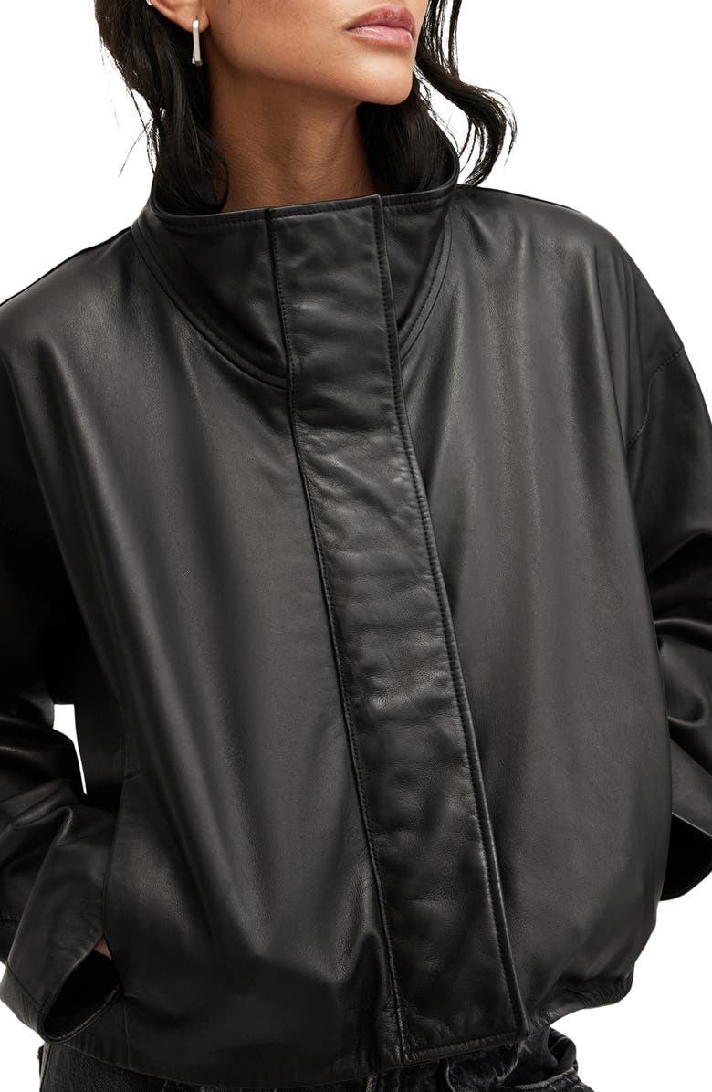 AllSaints Ryder Leather Jacket | Nordstrom