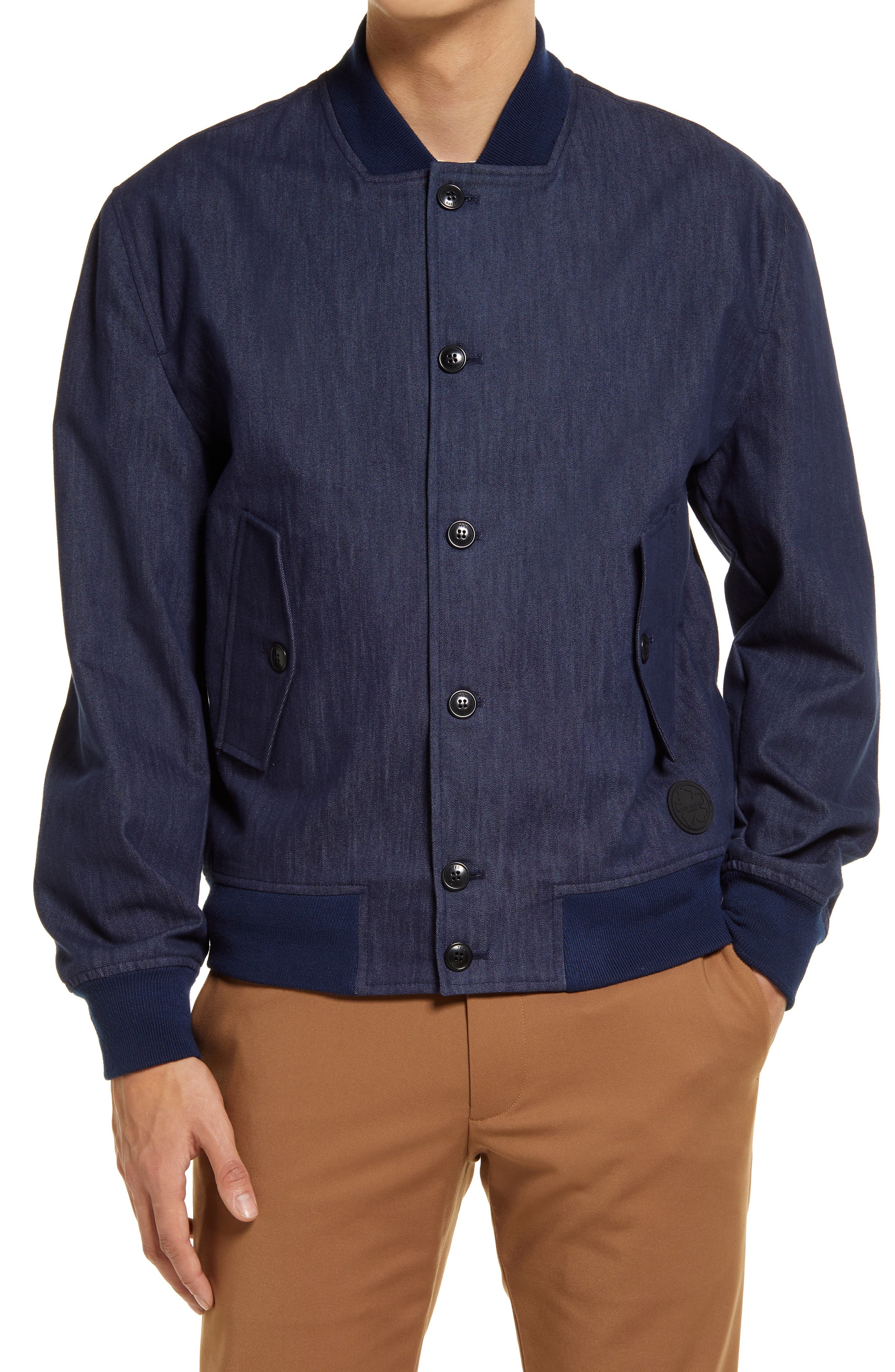 Ted Baker London Conham Denim Bomber Jacket | Nordstrom