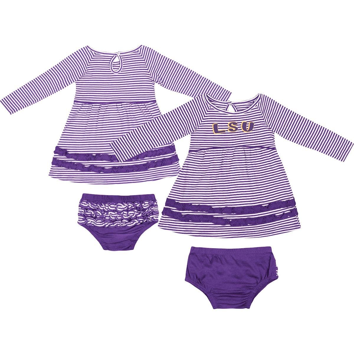 COLOSSEUM Girls Infant Colosseum Purple LSU Tigers Whoville Dress ...