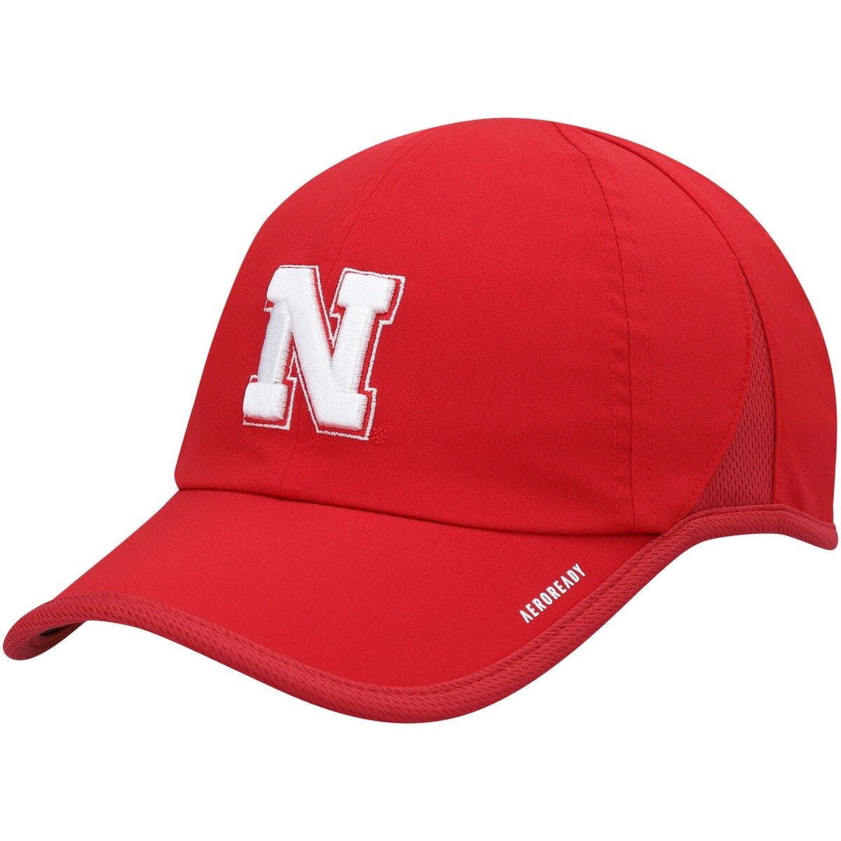 adidas Men's adidas Scarlet Nebraska Huskers Superlite AEROREADY ...