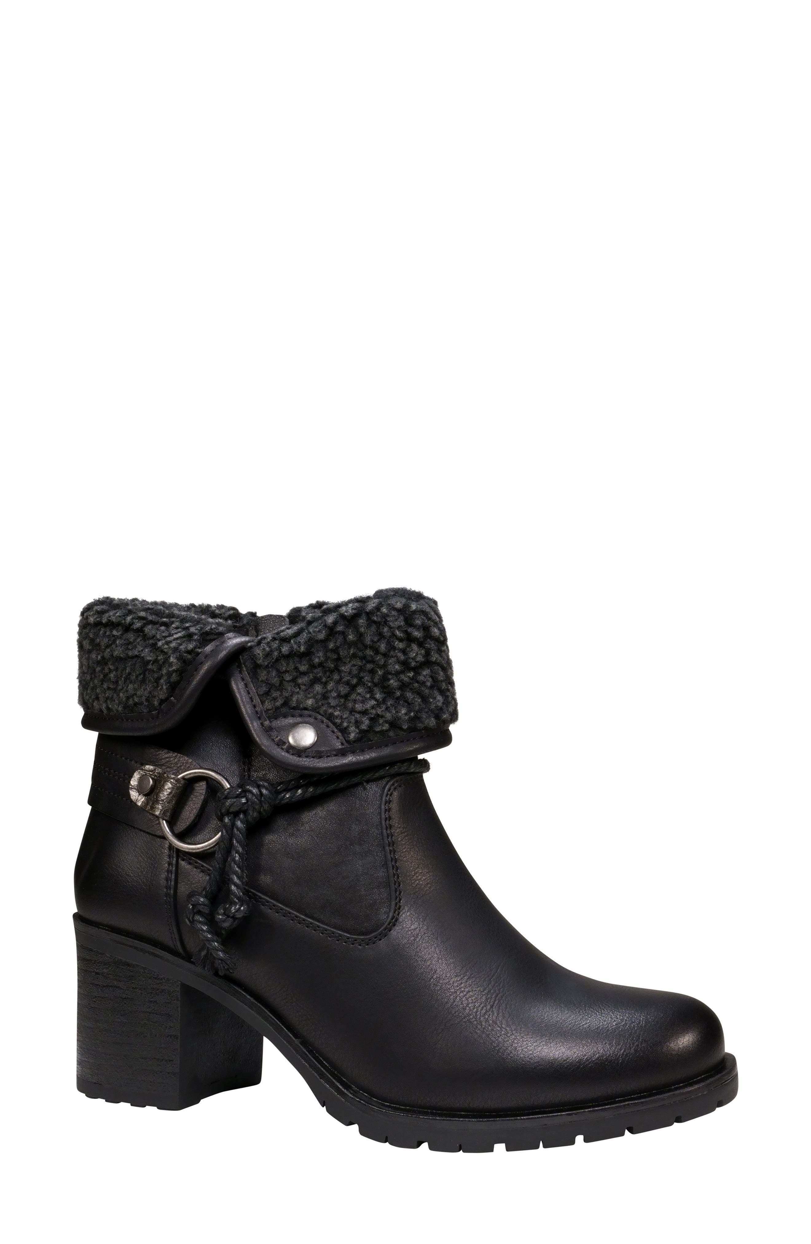 GOOD CHOICE NEW YORK Doja Faux Shearling Lined Lug Sole Boot (Women ...