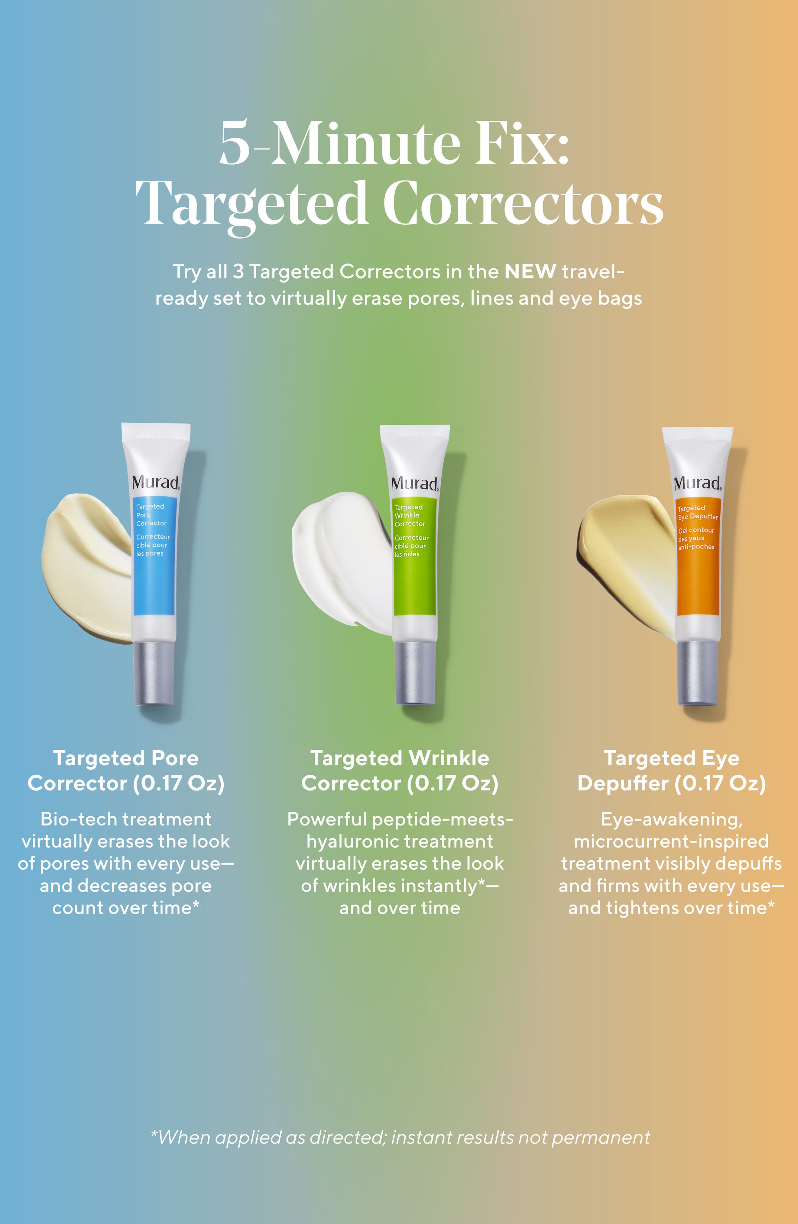 Murad® 5 Minute Fix: Targeted Correctors Set (Limited Edition) $66 ...