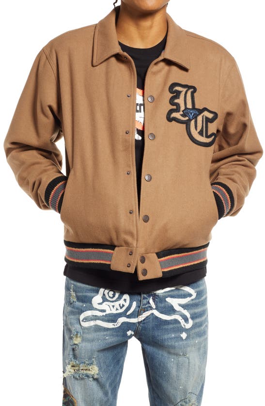 Ice Cream Icecream Diamond Varsity Jacket In Doe | ModeSens