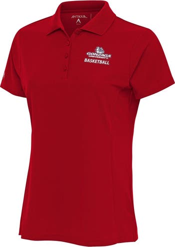 ANTIGUA Women's Antigua Red Gonzaga Bulldogs Basketball Legacy Pique ...