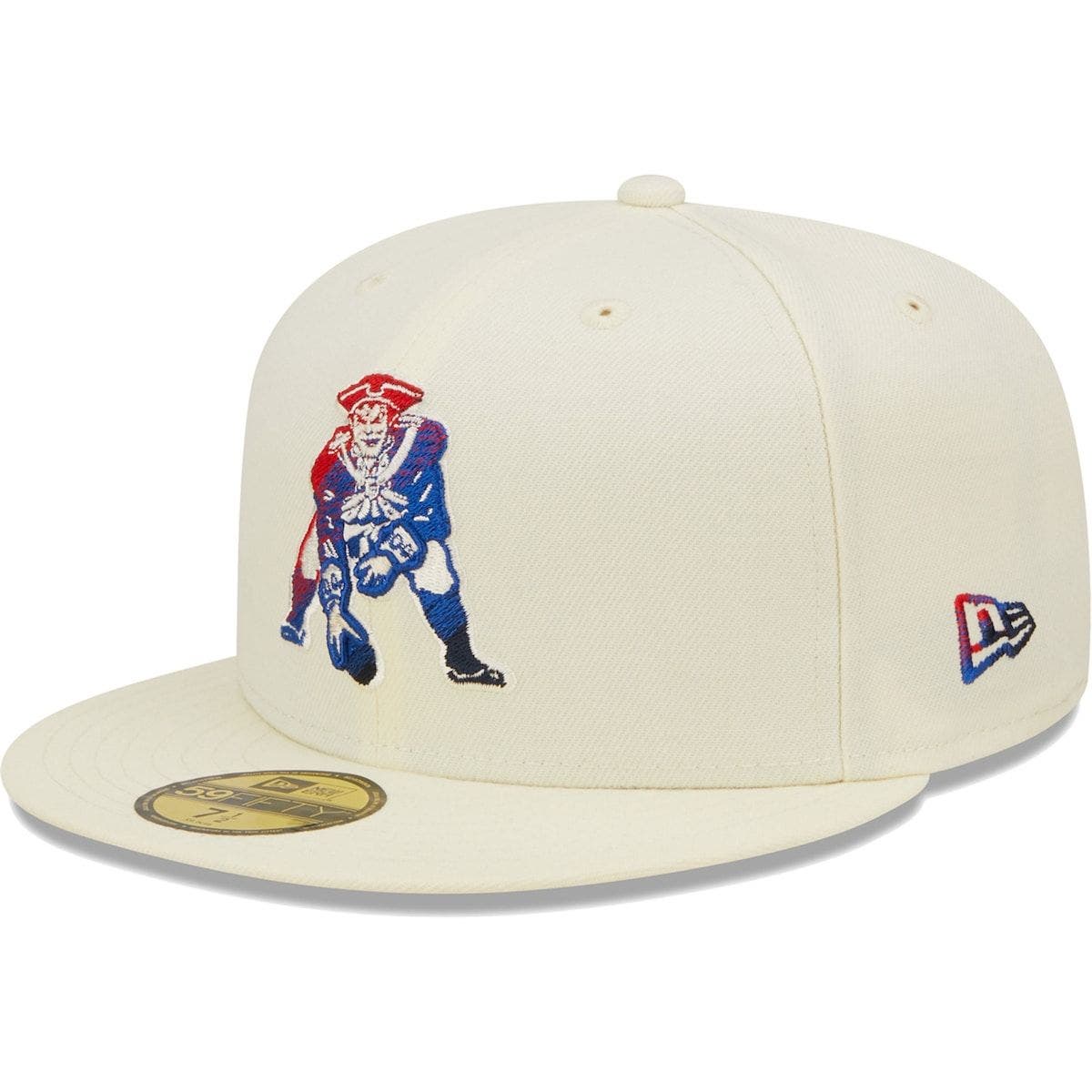 New Era Men's New Era Cream New England Patriots Chrome Color Dim ...