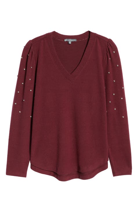 Women's Burgundy Sweaters | Nordstrom