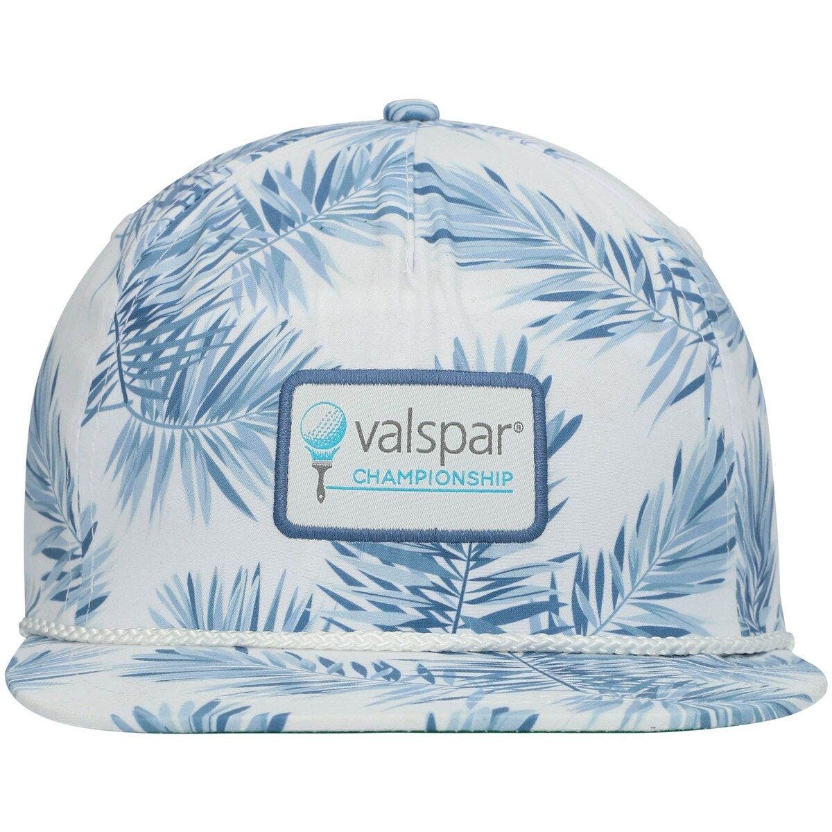 IMPERIAL Men's Imperial Aqua Valspar Championship Aloha Rope Adjustable ...