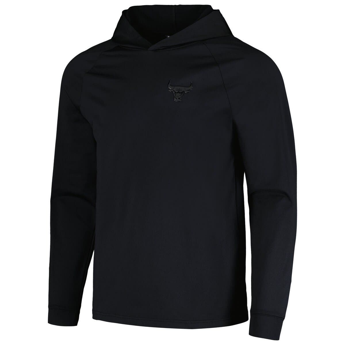 LEVELWEAR Men's Levelwear Black Chicago Bulls Dimension Pullover Hoodie ...